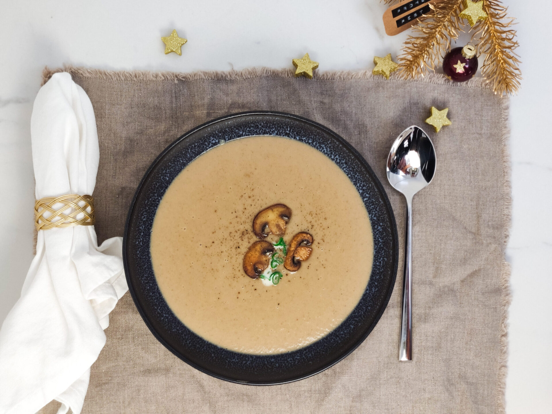 Beste vegane Champignoncremesuppe | Main Ingredients